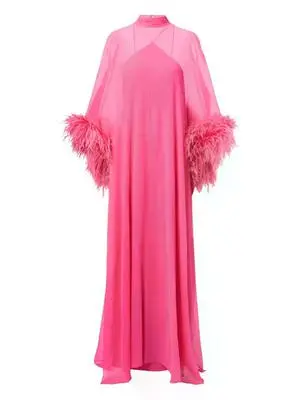 TALLER MARMO Feather-trim Tunic