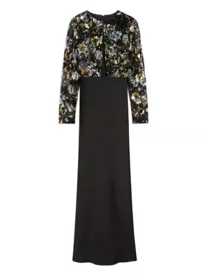 Max Mara Sequin-embellished Maxi Dress