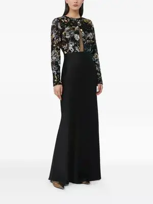 Max Mara Sequin-embellished Maxi Dress