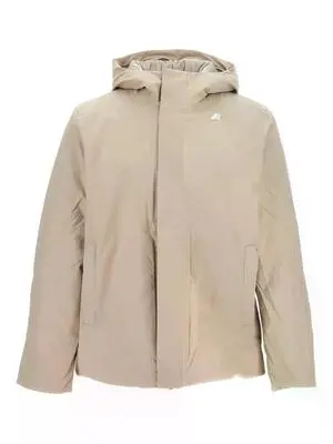 K-WAY Padded Zip Jacket - Neutrals