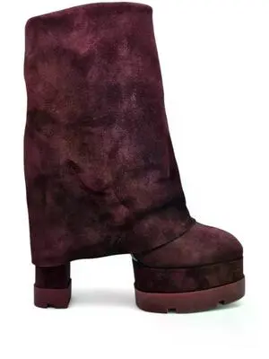 Casadei 120mm Nancy Boots - Red