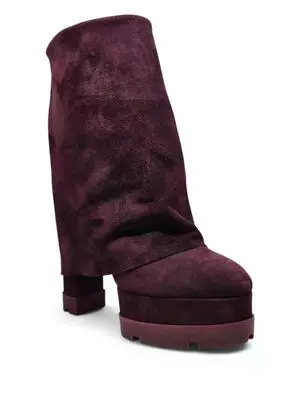 Casadei 120mm Nancy Boots - Red