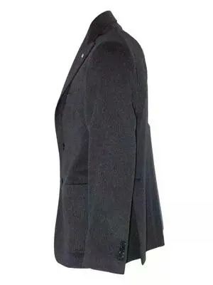 Tagliatore Button Pin Blazer - Grey