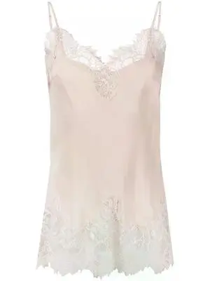 Gold Hawk Lace-trim Top