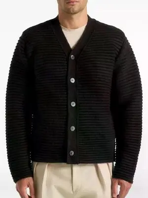 Manière De Voir Anton Ribbed-knit Cardigan