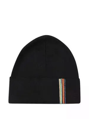 Paul Smith Signature Stripe Beanie - Black