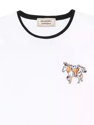 ALESSANDRO ENRIQUEZ Embroidered T-shirt