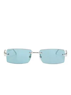 Cartier Studded Sunglasses - Silver