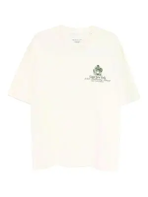 Gant Logo-printed T-shirt - Neutrals