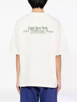 Gant Logo-printed T-shirt - Neutrals