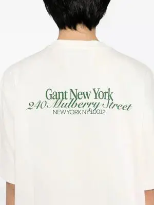 Gant Logo-printed T-shirt - Neutrals