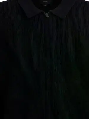 Vince Zip-up Ribbed Knit Jacket
