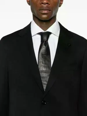 LARDINI Notched-lapel Suit - Black