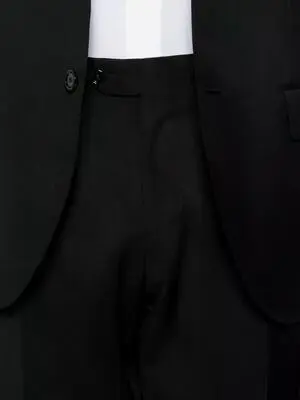 LARDINI Notched-lapel Suit - Black