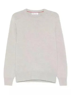 Brunello Cucinelli Cashmere Crew Neck Sweater - Grey
