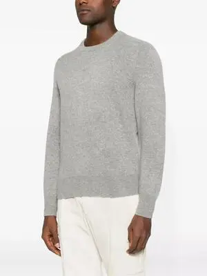 Brunello Cucinelli Cashmere Crew Neck Sweater - Grey