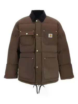 Carhartt Work In Progress Rayler Flap-pocket Puffer Jacket - Brown
