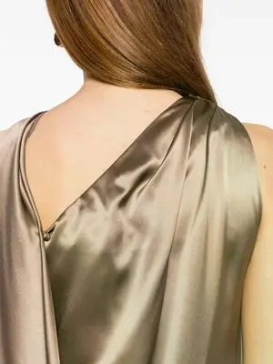 Max Mara Draped Maxi Dress