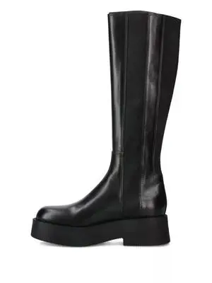 Premiata Elasticated-panel Leather Boots