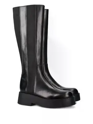 Premiata Elasticated-panel Leather Boots