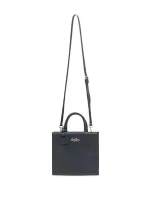 MC2 SAINT BARTH Top-handle Satchel Bag With Logo Detail - Black