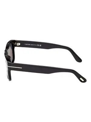 TOM FORD Rectangle Frame Sunglasses - Black