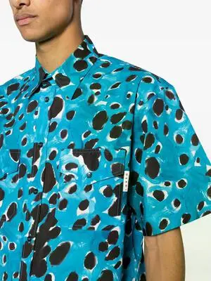 Marni Abstract-print Cotton Shirt