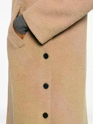 AMARANTO Button-down Coat - Brown