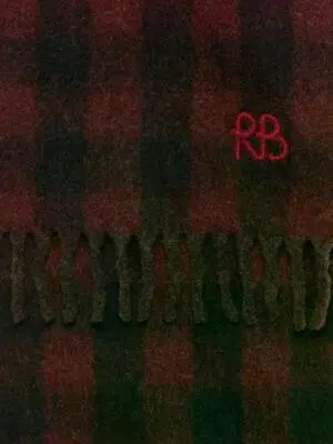 Ruslan Baginskiy Check-print Scarf - Black