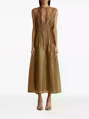 Khaite The Wes Midi Dress