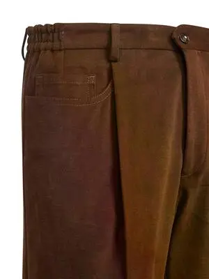 D4.0 Moleskin-effect Five-pocket Trousers