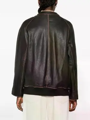 ARMA Azzura Leather Bomber Jacket