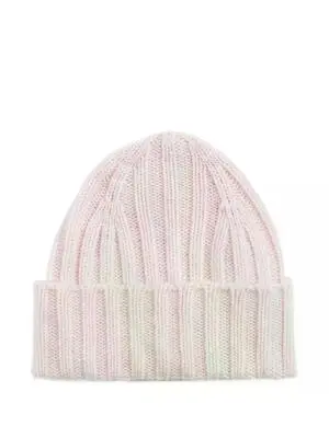 Chinti & Parker Ribbed Knit Beanie - Pink