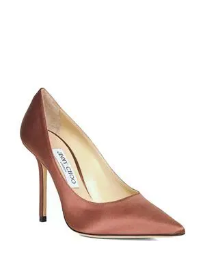 JIMMY CHOO 100mm Love Satin-effect Heeled Pumps - Pink