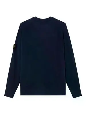Stone Island V-neck Virgin Wool Cardigan