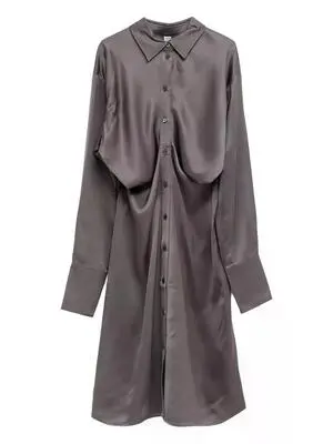 TOTEME Buttoned Midi Shirt Dress