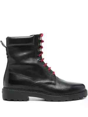 Bally 38mm Leather Hiking Boots - Black