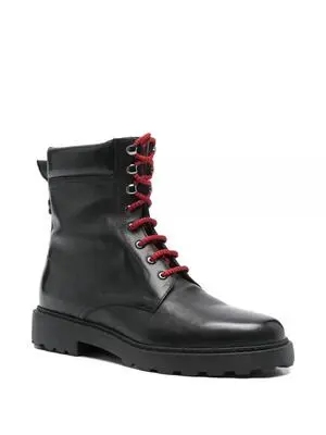 Bally 38mm Leather Hiking Boots - Black