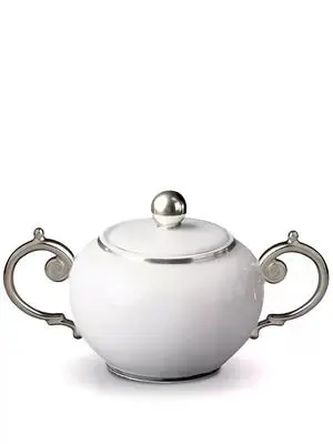 L'Objet Aegean Sugar Bowl - White