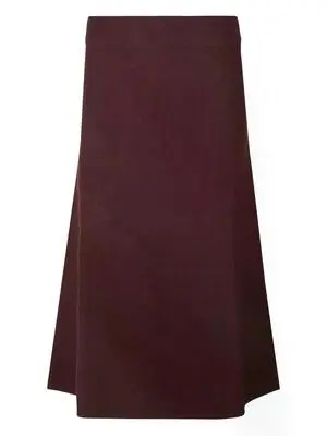 JIL SANDER Back-zip Midi Skirt