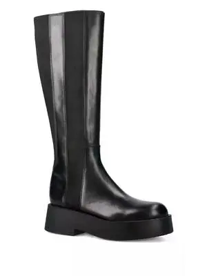 Premiata Elasticated Panel Leather Boots