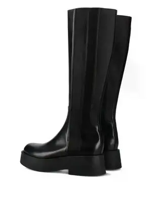 Premiata Elasticated Panel Leather Boots