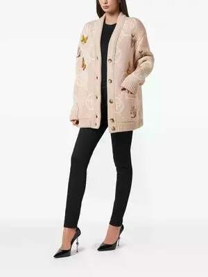 Philipp Plein Frill Cardigans For Women