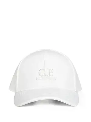 C.P. COMPANY Logo-Embroidered Cap White