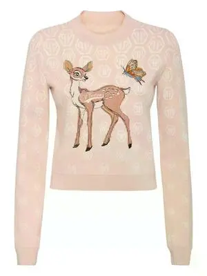 Philipp Plein Fairy Motif Sweater - Neutrals
