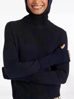 Chinti & Parker Ribbed-trim Balaclava