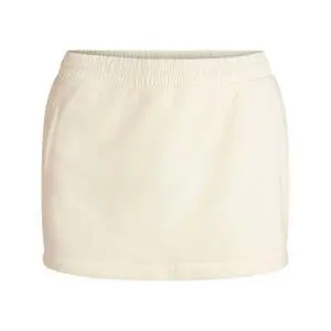 SKIMS Outdoor Fleece Mini Skirt - Ecru
