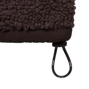 SKIMS Boxy Zip-up Teddy Jacket - Espresso