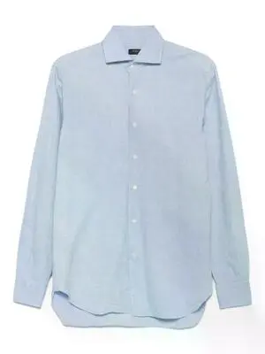 BARBA NAPOLI Long-sleeve Button-up Shirt