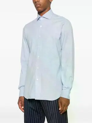 BARBA NAPOLI Long-sleeve Button-up Shirt